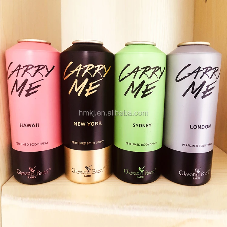 Custom Printing Aluminum Aerosol Empty Cans For Perfumed Body Spray ...