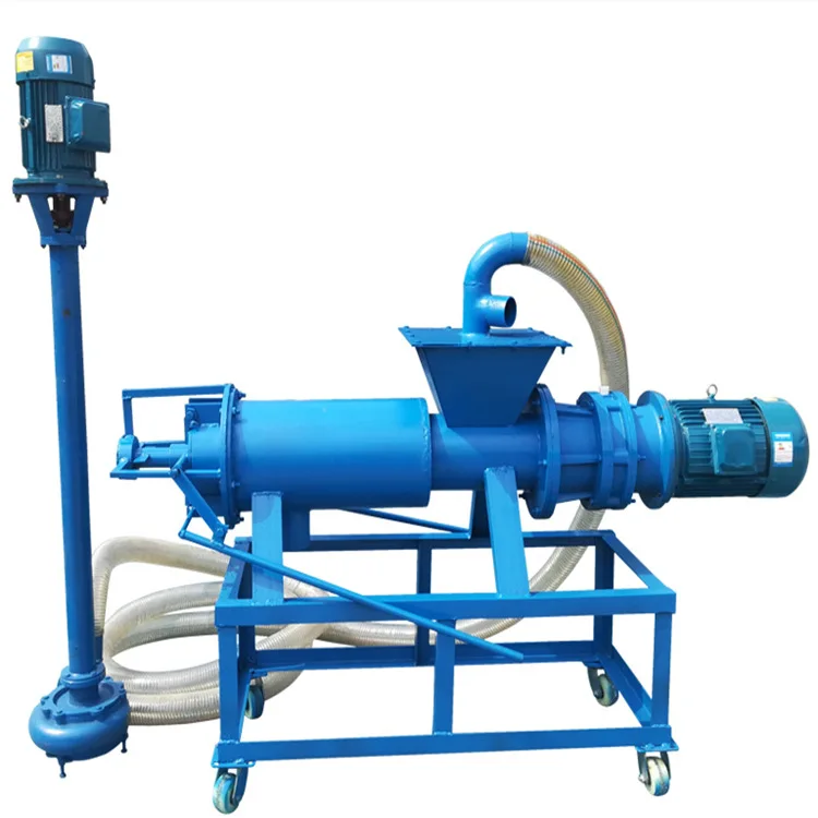 Centrifugal Poultry Chicken Pig Manure Liquid Solid Separator Screw ...