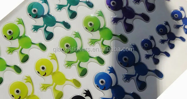 Custom 3d Embossed Gel Labels Soft Plastic Brand Logo Epoxy Resin Domed ...