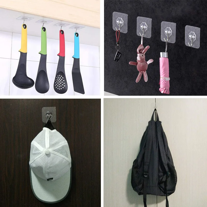 High Quality Custom Adhesive High Traceless Wall Hook Sticker Hook ...