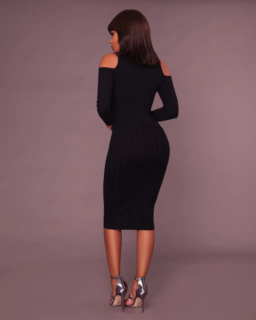 Wholesale Bulk Women Clothing Fashion Knit Long Sleeve Sexy Shoulder ...