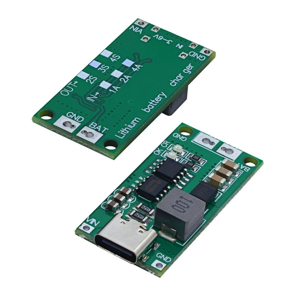 2 strings/3 strings/4 strings 1A/2A/4A Type-C to 8.4V 12.6V 16.8V boost ...