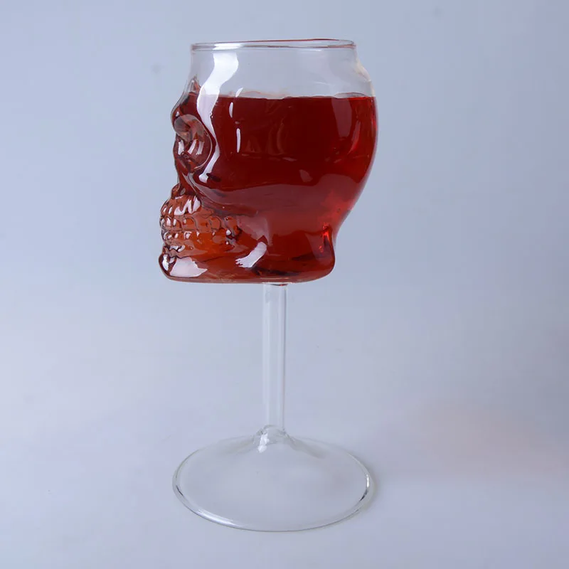 Custom Cranium Head Shape Wine Glass - Eco-friendly