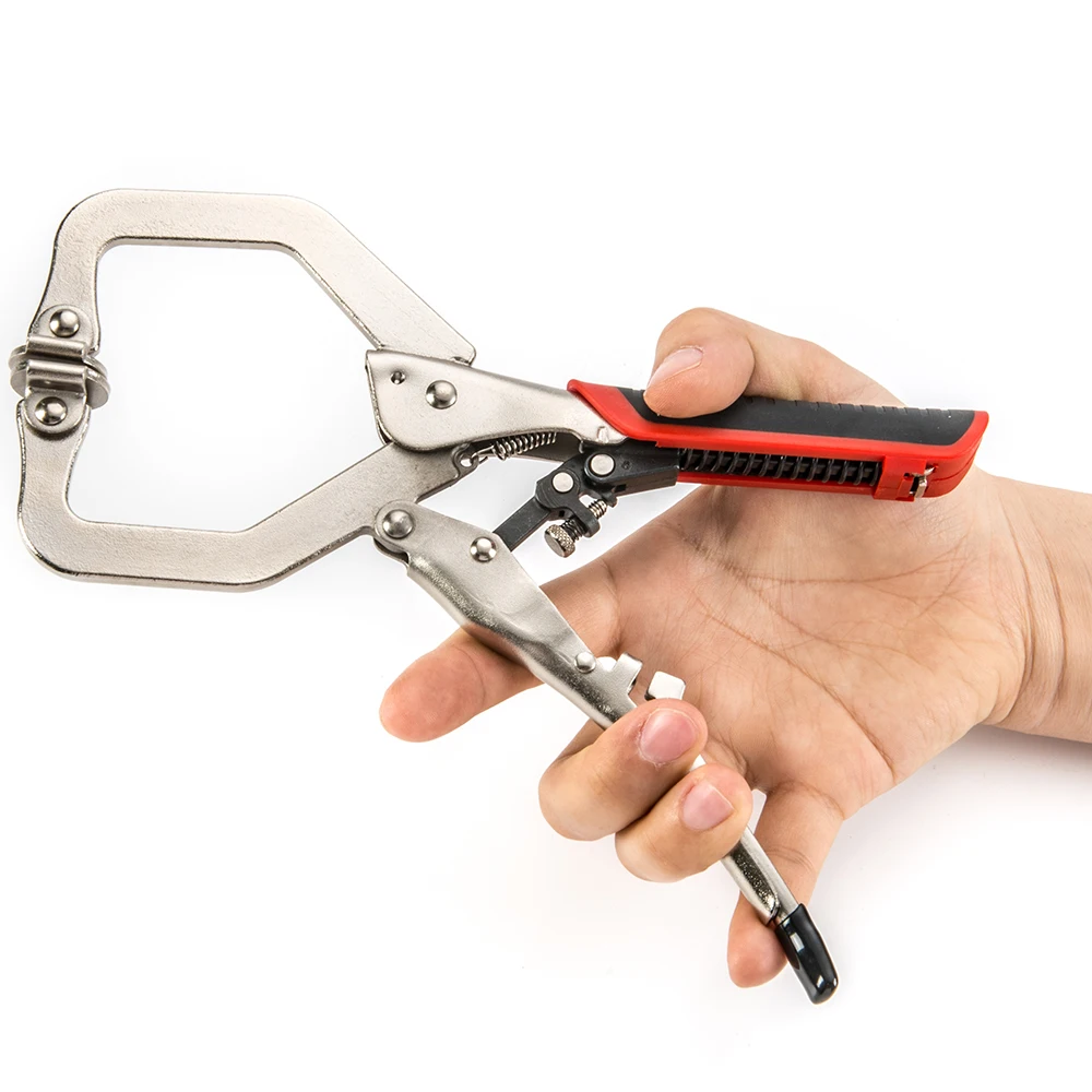 Metal Vise Grip Locking Clip Plier Automatic C Type Woodworking Welding ...