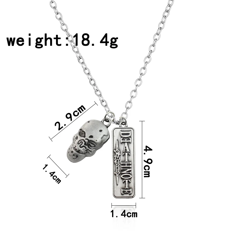 Anime Death Note Necklace Misa Amane Cosplay Halberd Pendant Necklaces ...