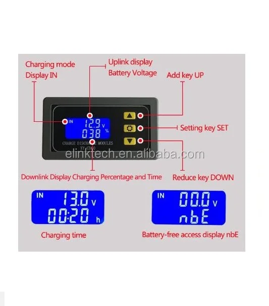 Battery Battery Charging Control Module Fully Powered Off Dc Voltage ...
