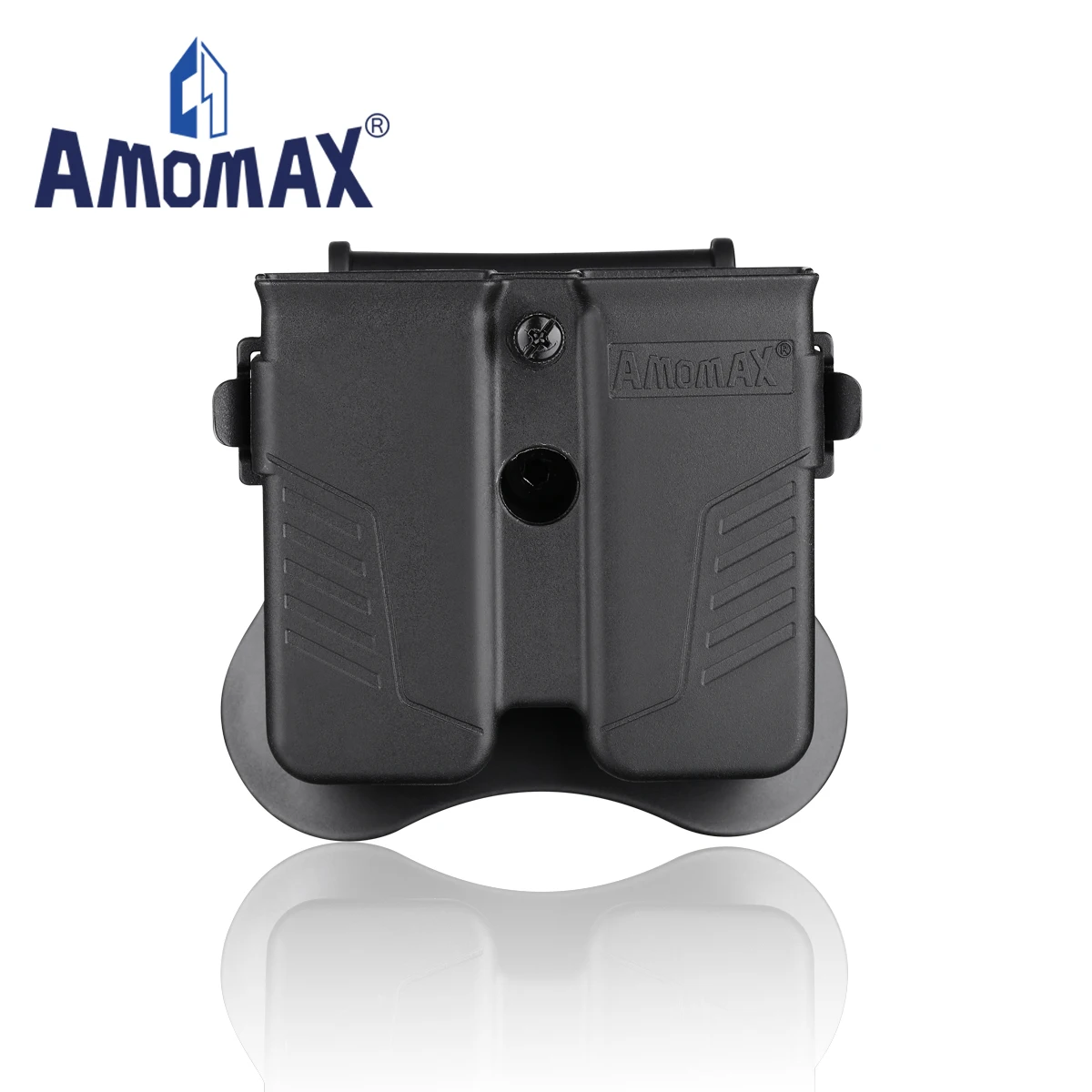 Amomax Cytac Quick Draw Universal Double Magazine Pouch With Belt Clip ...