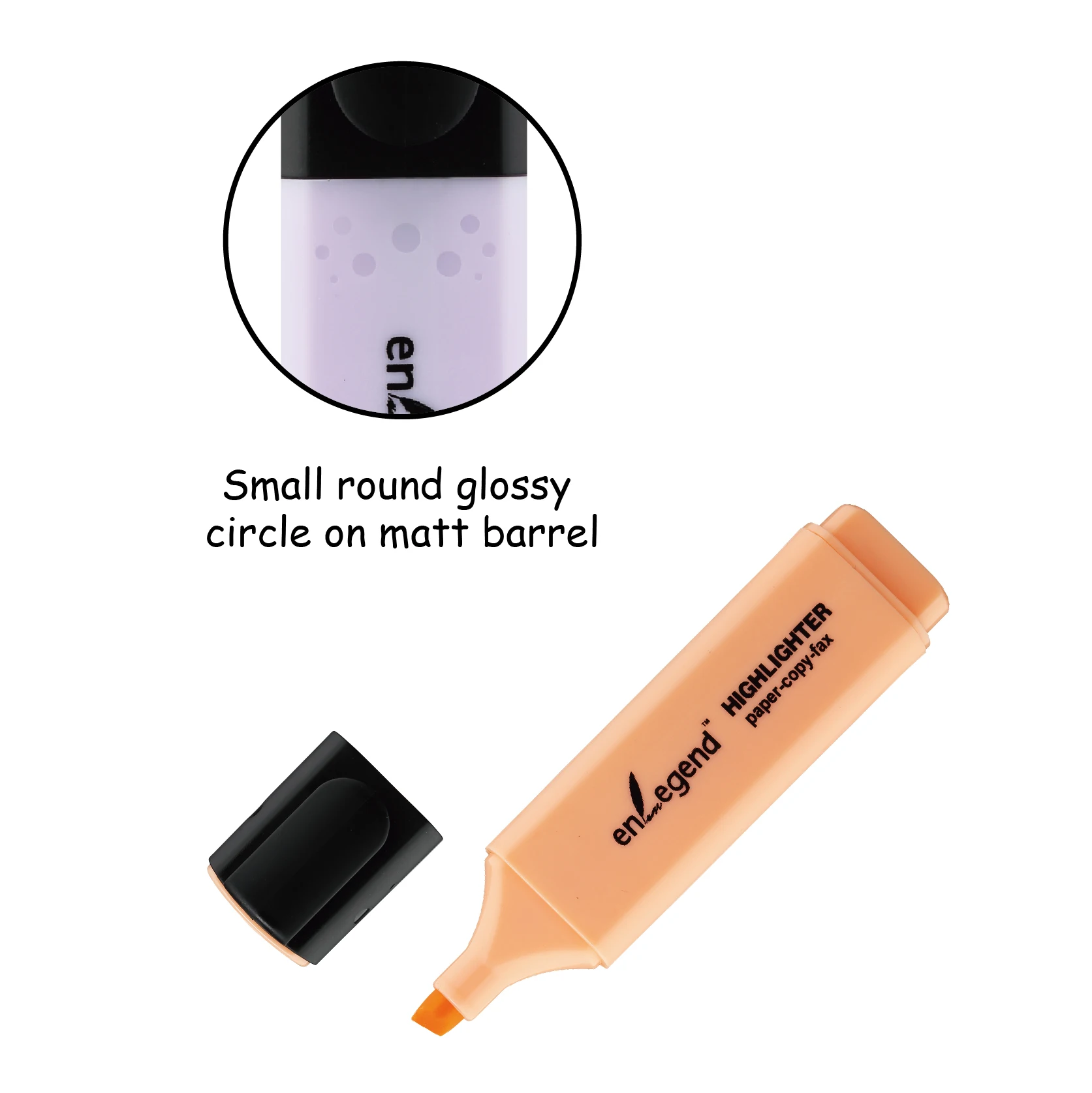 New Arrival Hot Sale Flat Shape Pastel Color Highlighter Set With ...