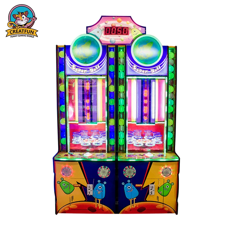Latest Popular Indoor Coin Operated Super Drop Ball Ticket Redemption ...