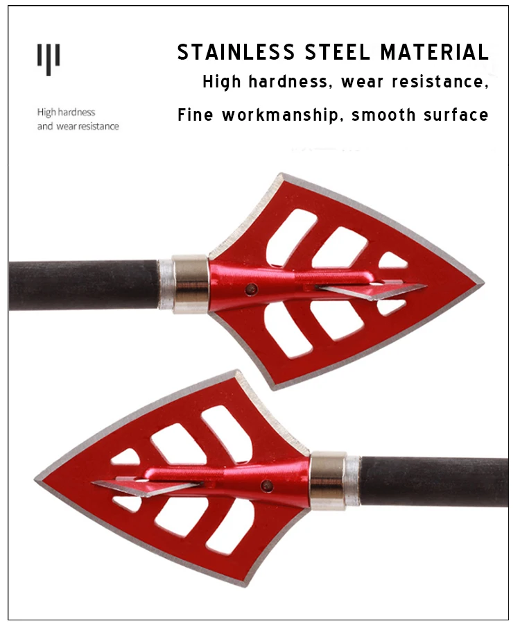 125 Grain Red Devils - Powerful Archery Broadheads for Hunting