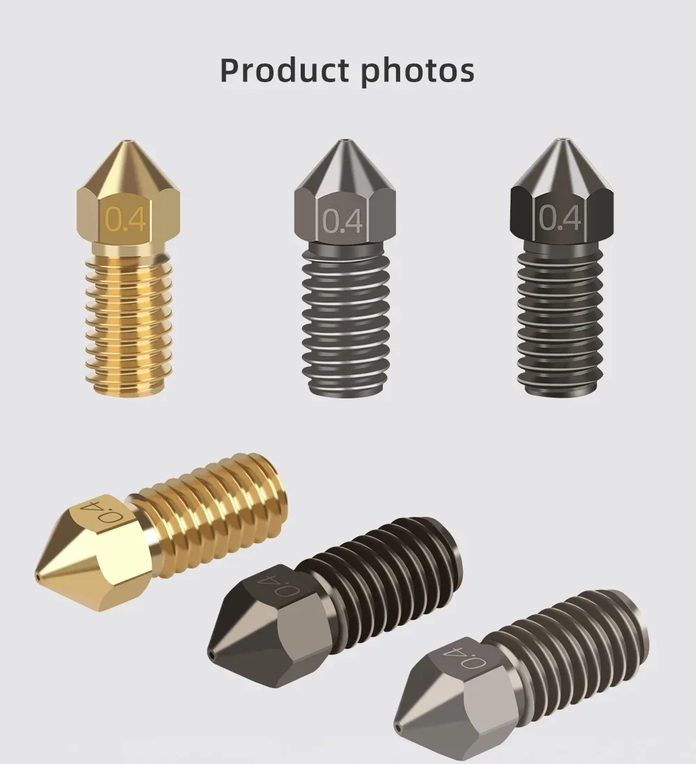 Factory Direct Sales Brass & Stainless Steel & Hardened Steel Nozzle ...