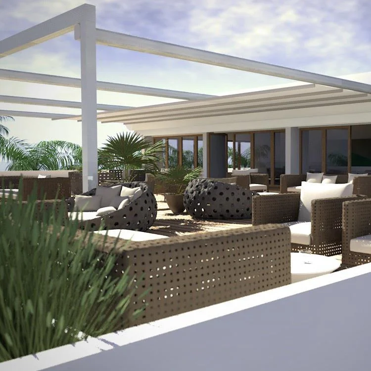 PVC Retractable Folding Pergola Roof System for Gardens