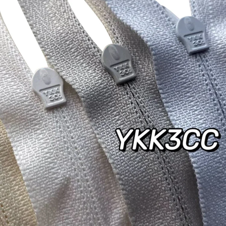 Ykk 18cm 3cc 580 Colors Automatic Lock Nylon Closed End Zipper For ...