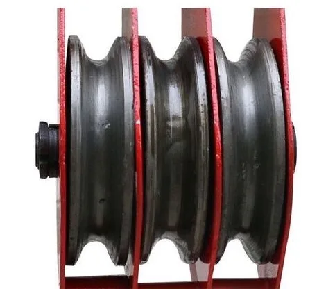 Heavy Duty Three-Wheel Open Block Pulley with Hook - JYH