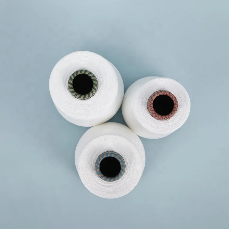 60% Cotton 40% Recycled Polyester 21/32/40s Vortex Spinning Mvs Cvc Raw Withe Hot Sale Blended ...