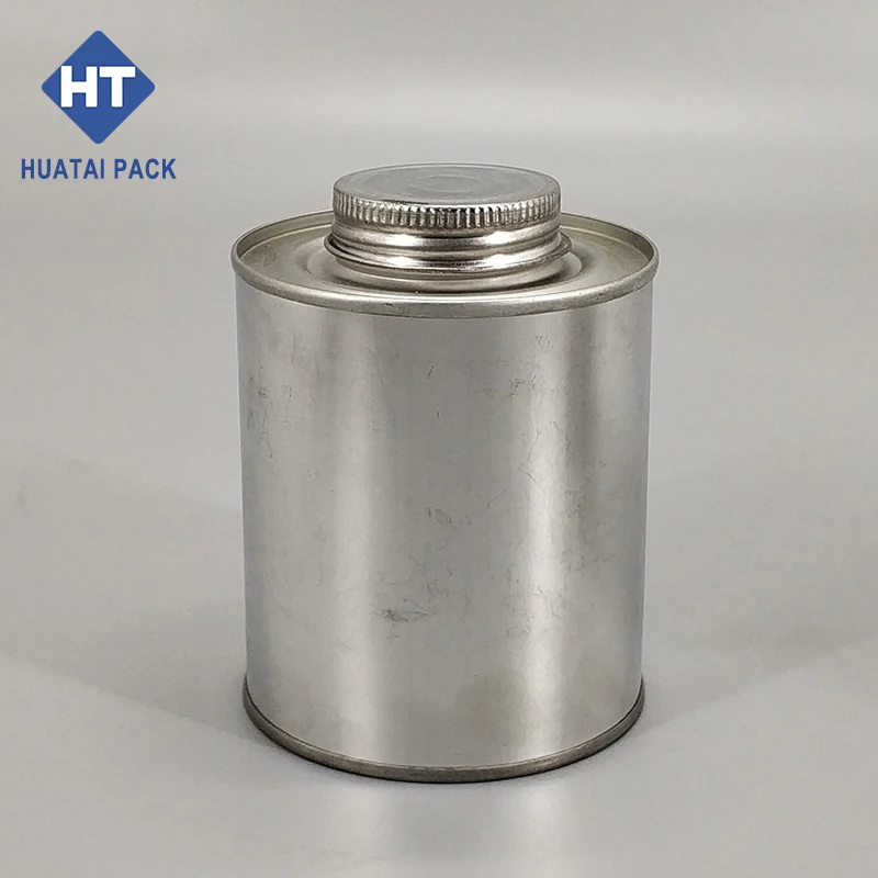 Pvc/upvc/cpvc Glue Tin Can,Screw Top Round Metal Tinplate Cans With ...