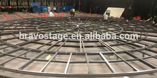 Hydraulic Lifting and Rotating Stage Platform for Concerts