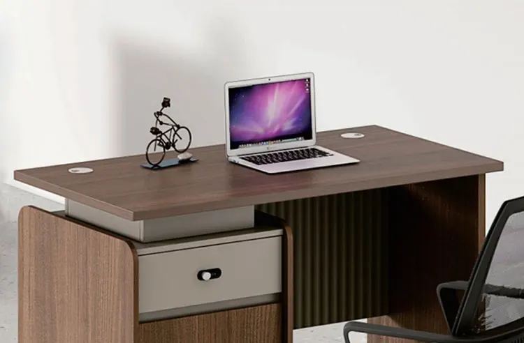 Modern Lightweight Office Desk with Extendable Single Drawer ...
