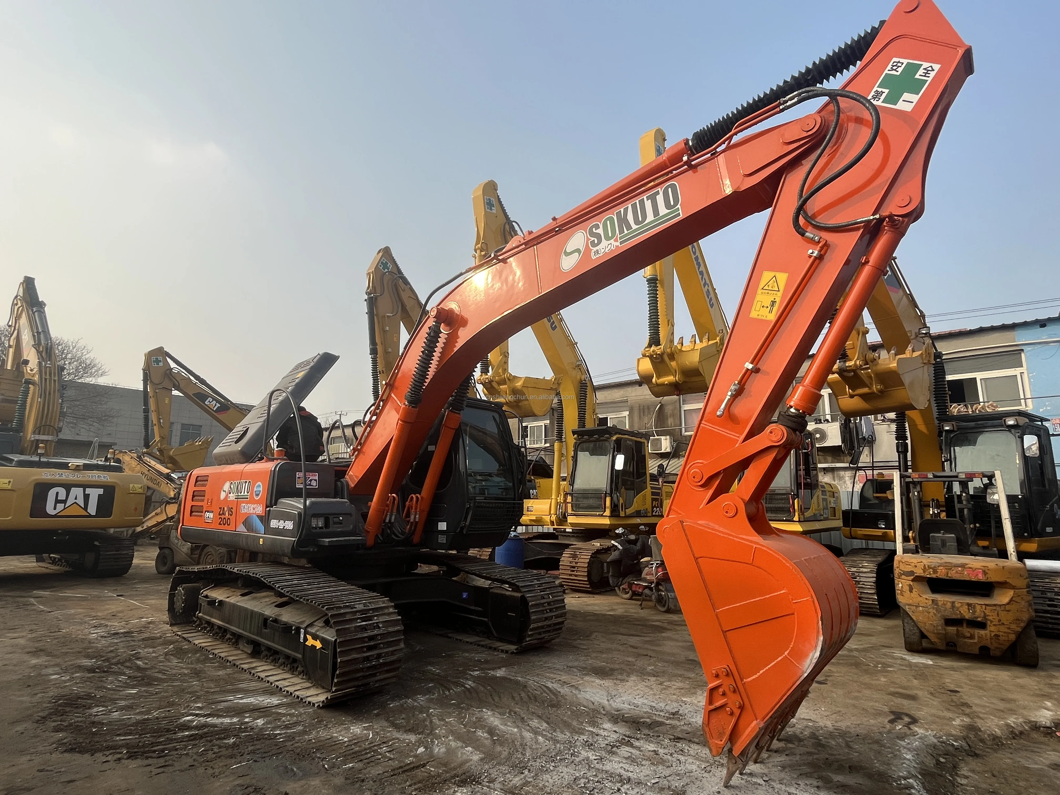 Original Japan Used Hitachi Excavator ZX200-3G in Good Condition for ...