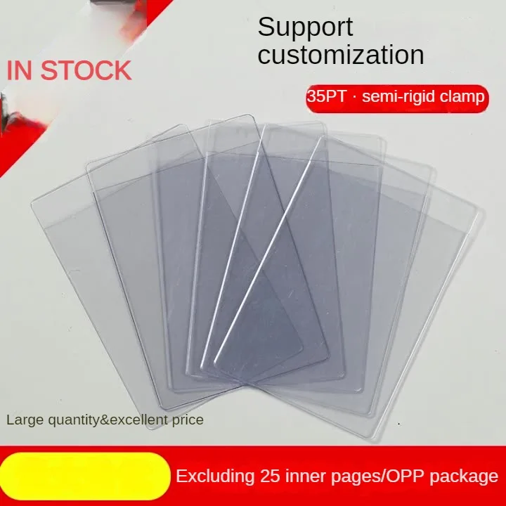 Plastic Semi Rigid Card Toploaders Pvc Poke Mon Card Saver For Grading ...