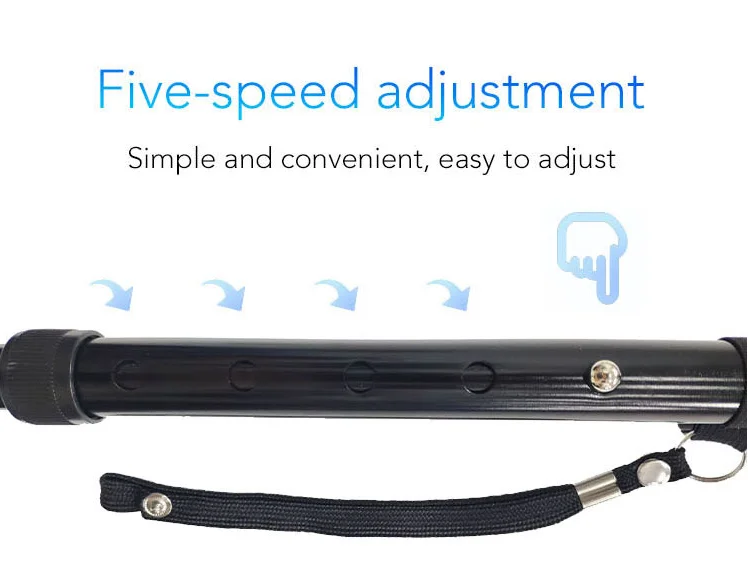 Bestcare Adjustable Walking Stick - Durable Rehabilitation Aid