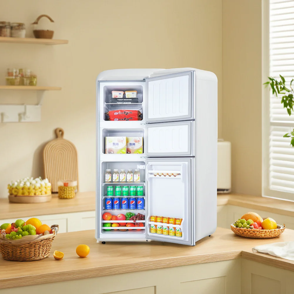 182l Fridges Threedoors Refrigerator Household Freezer Refrigerators ...