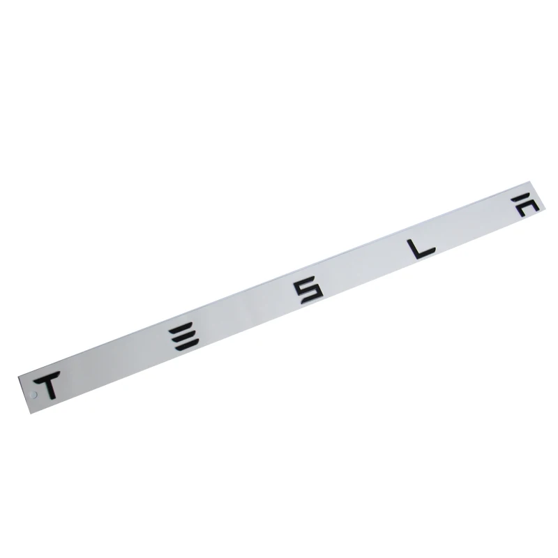Carest Trunk Letter Sticker For Tesla Logo Letters Tail Letter Label ...