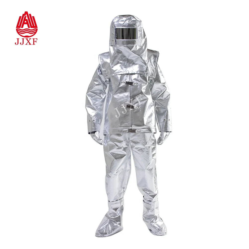 Traje contra incendios de aluminio anti radiación de 500 grados ...