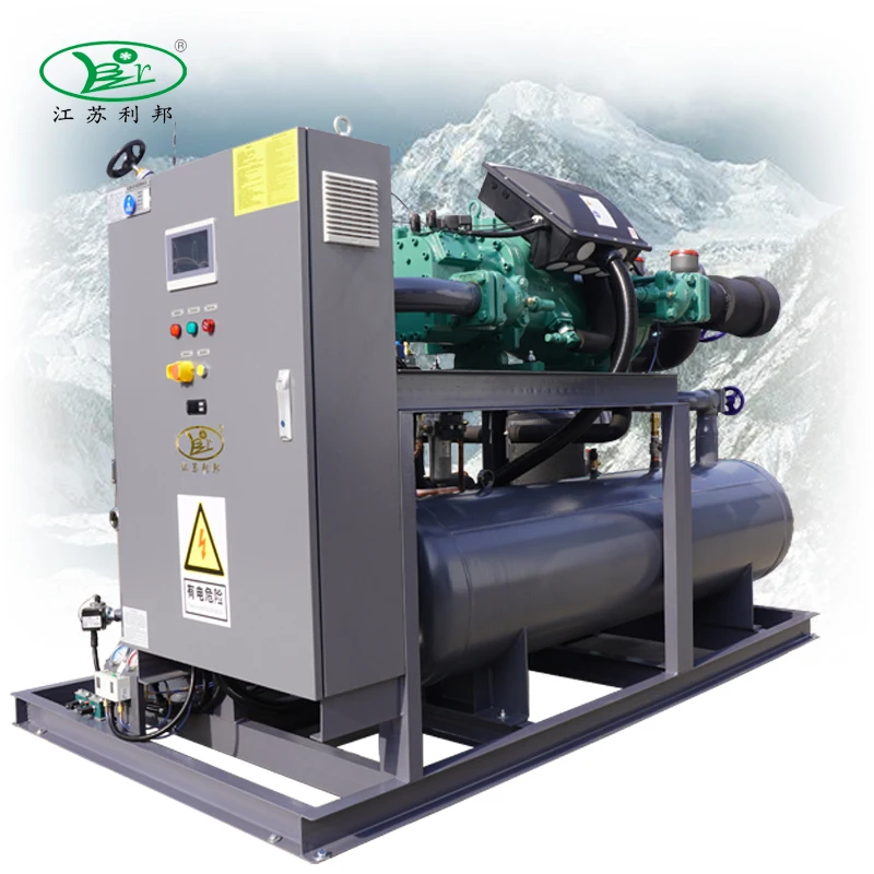 Bitzer Condensing Unit Air Cooled Screw Compressor For Vegetable Fruit ...