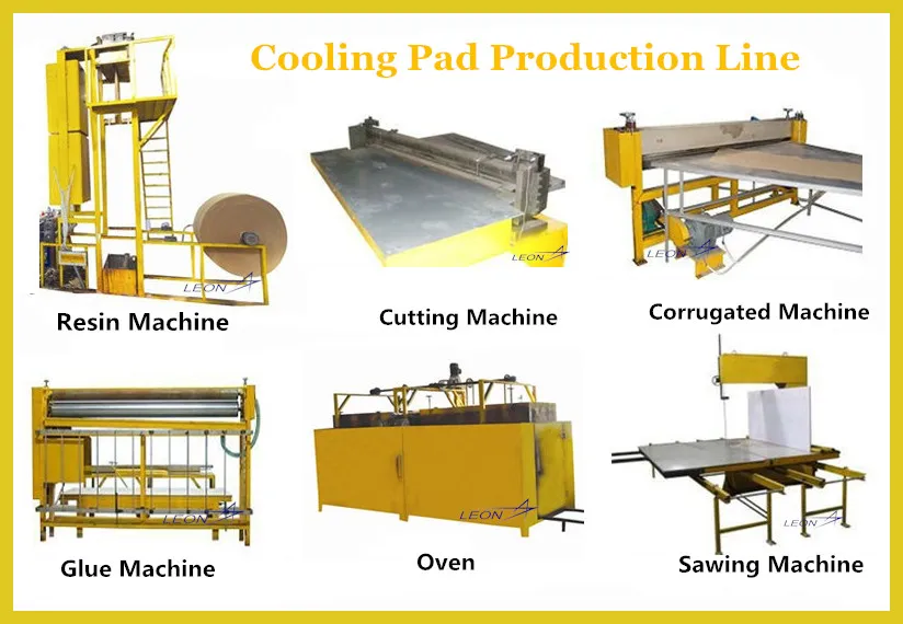 Leon Series Evaporative Cooling Pad Production Line/cooling Pad ...
