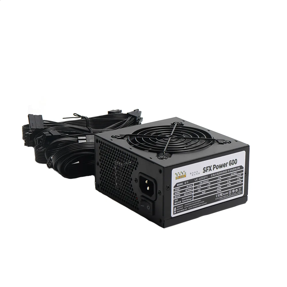 SFX LeKang Ling Cat ITX Chassis Power Supply LK-600W 501W-600W 20+4Pin ...