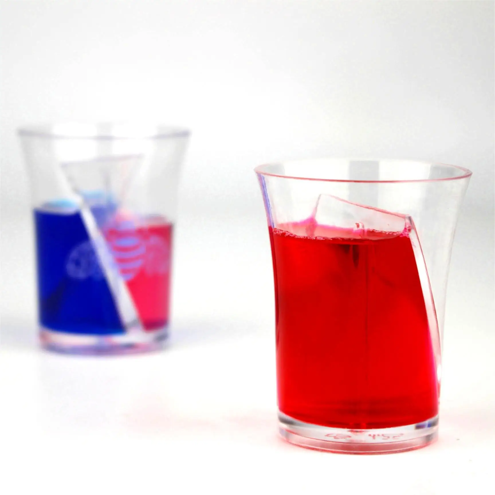 2 Oz Clear Split Shot Glass - Perfect for Bachelorette Party