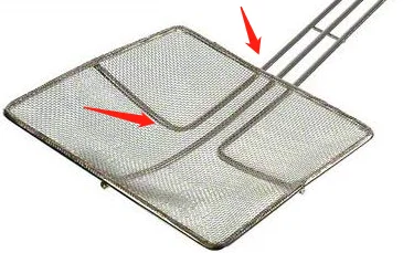 Fine Mesh Deep Fryer Oil Skimmer - Professional Cooking Utensil