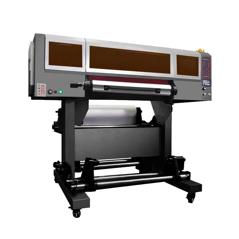 60厘米UV DTF打印机胶卷a B胶卷打印贴纸皮革帆布塑料瓶笔3D UV DTG胶卷打印机| Alibaba.com