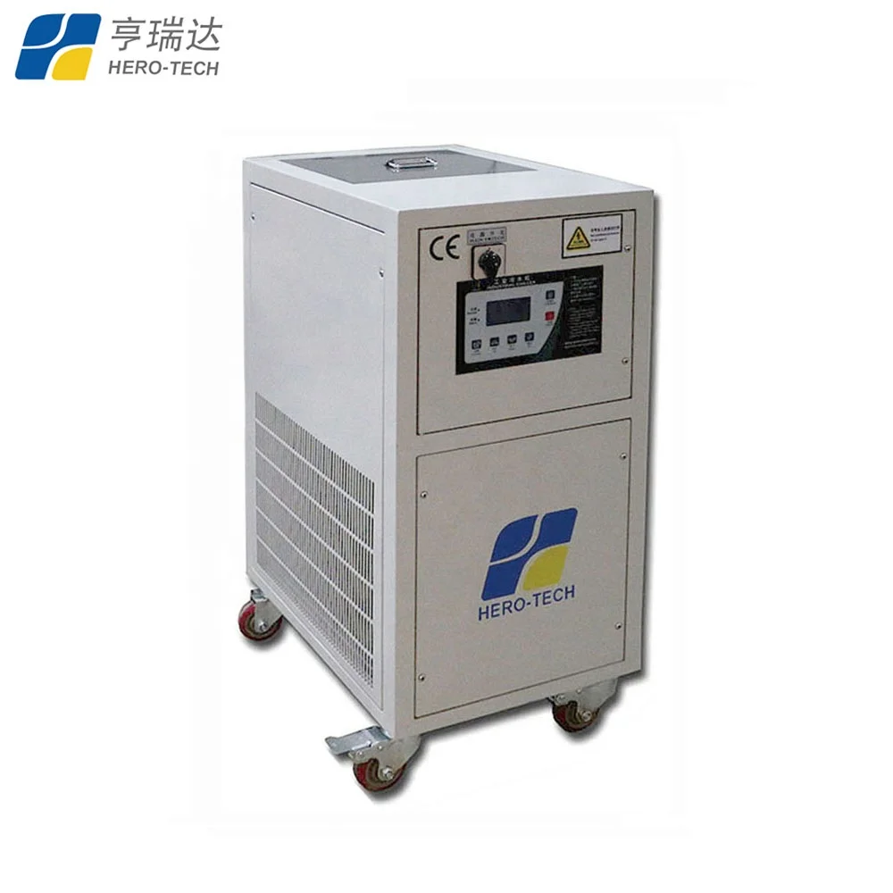 1hp Portable Mini Chiller 3kw Air Cooled Industrial Scroll Chiller ...