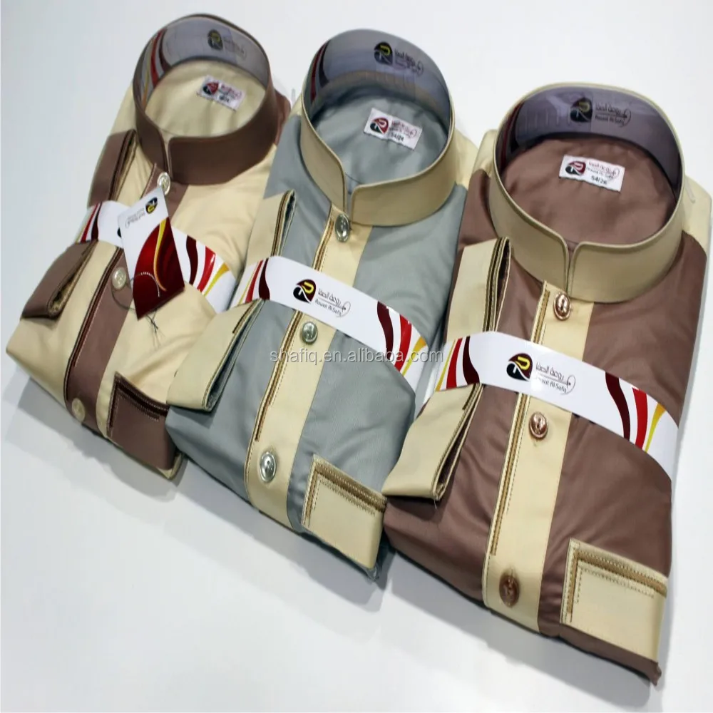 New Design Rawat Al-safa Jubbah Islamic Man Clothing Saudi Arabic Thoub ...