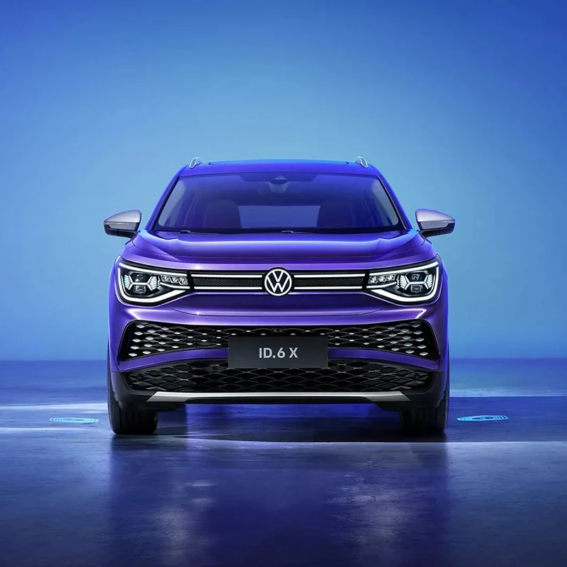 Stock Vw Id.6x 2022 4wd 230kw Motor 617km 7 Seat Suv New Design High Speed Popular Electric Cars ...