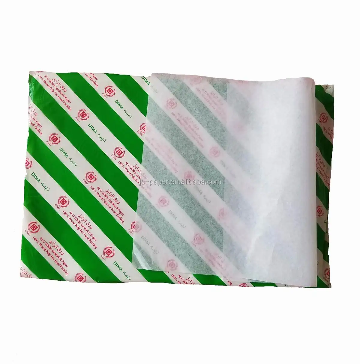 Mg White Sandwich Wrapping Paper 17gram 18-22gram - Buy Mg White ...