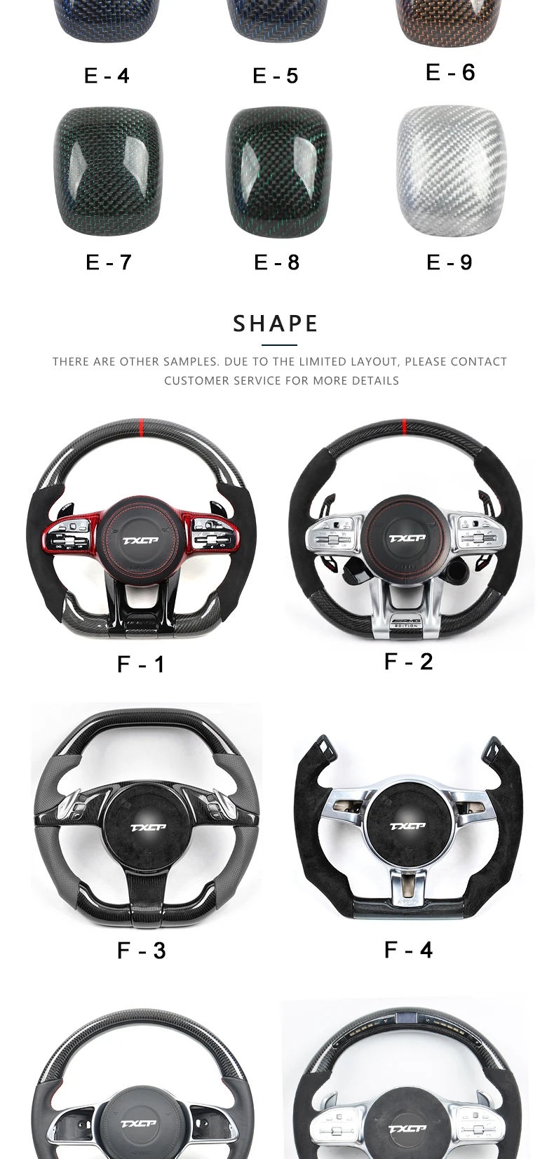 Custom Forged Carbon Fiber Steering Wheel For W207 Amg Led Steering ...