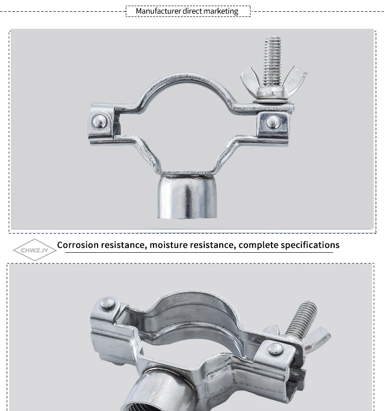 Internal Thread Desktop Clamping Ring Stainless Steel Female Pipe ...