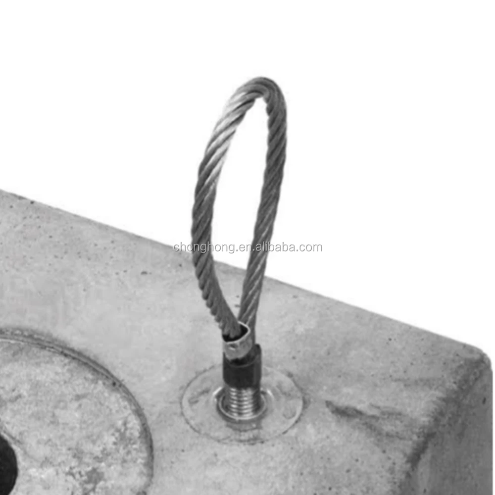 Precast Concrete Wire Rope Thread Lifting Loop for Construction ...