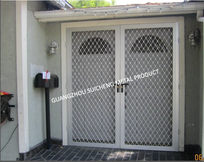 Modern Aluminum Amplimesh Security Window Grill Powder Coated With ...