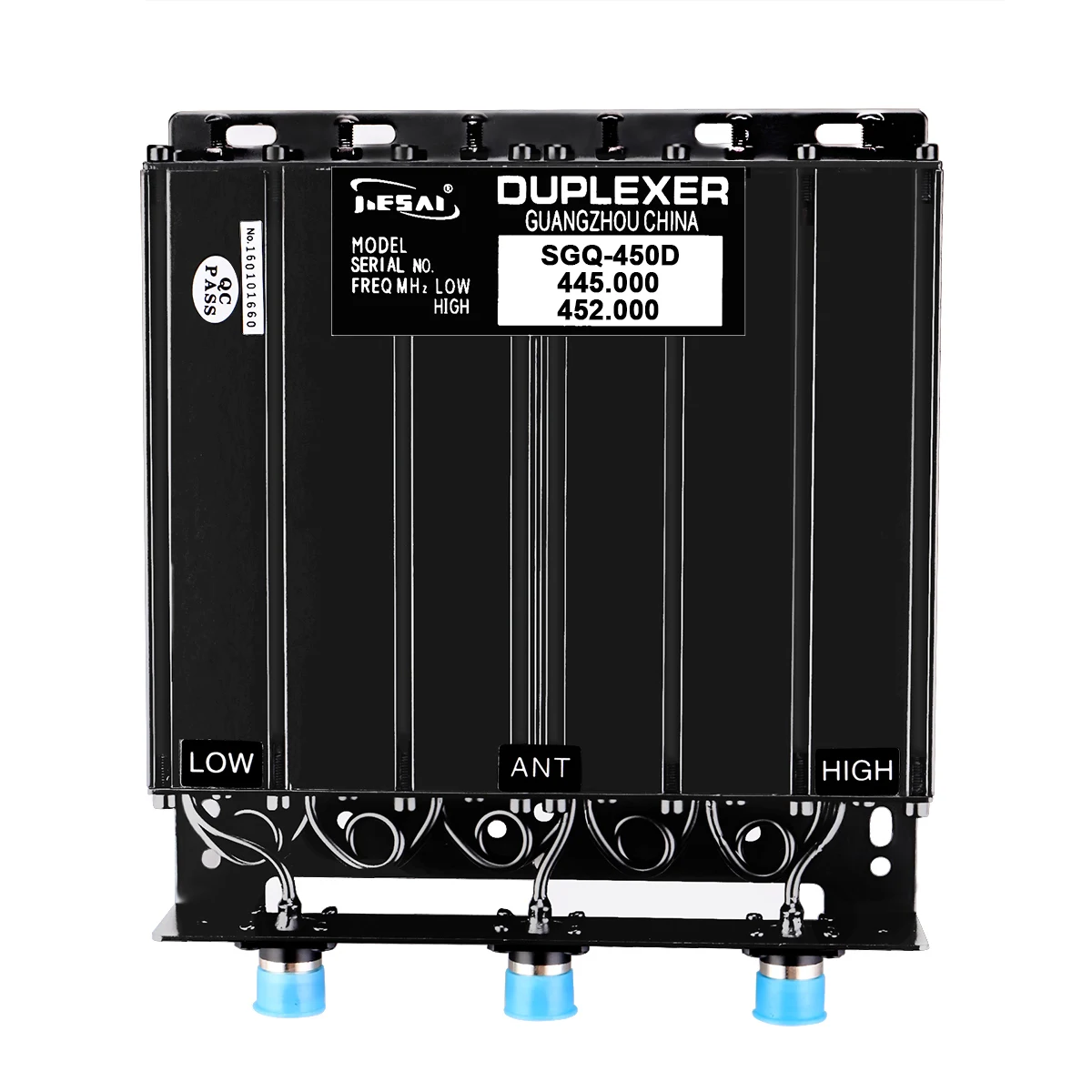 50w Uhf 6 Cavity Duplexer 380-470mhz For Motorola Repeater Sl16/bnc ...