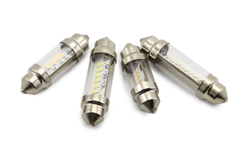 Amywnter Led C5w Led Car Lamp 6v 12v 24v 48v Smd3014 31 36 39 42mm Waterproof Dual Face External ...