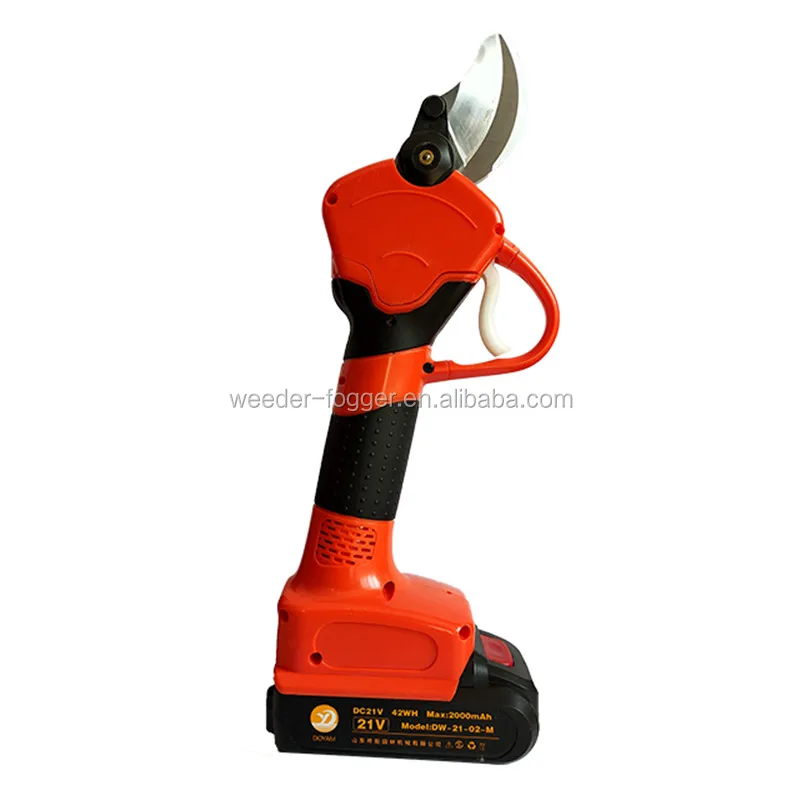 Rechargeable Li-ion Battery Powered Cordless Electric Pruning Operated ...