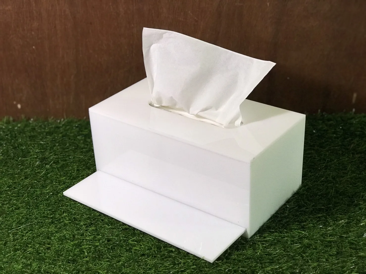 Acrylic Tissue Box Assembled Type 3 Colors Product Handmade From ...