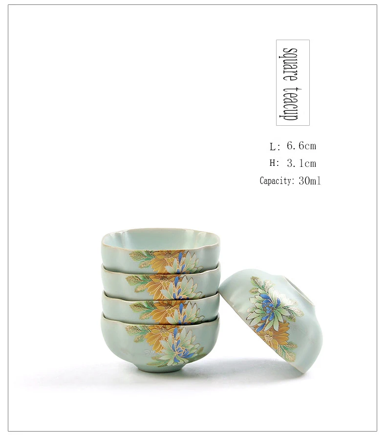 Ceramic Ruyao Porcelain Antique Japanese Style Tea Cup - Buy Japanese ...