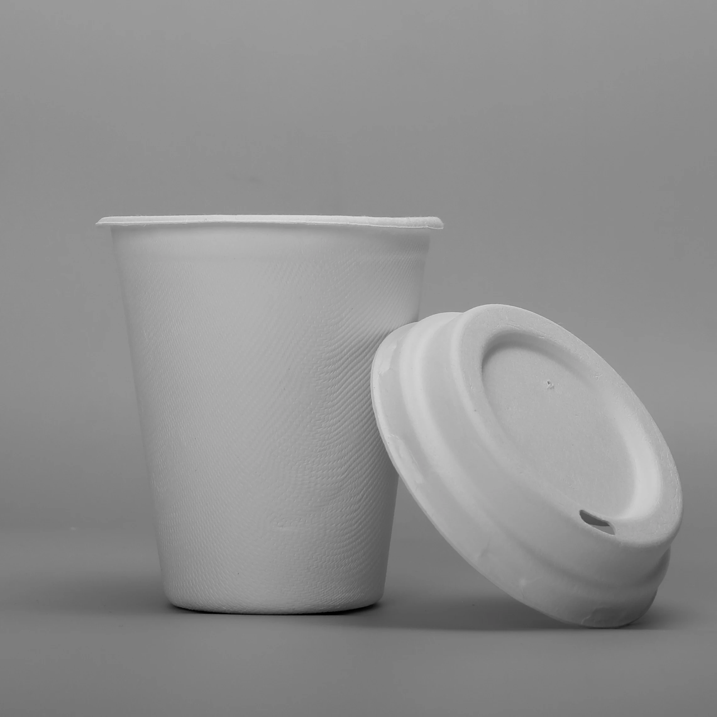 Disposable Sugarcane Bagasse Cup Eco Friendly Coffee Cups 16 Oz ...