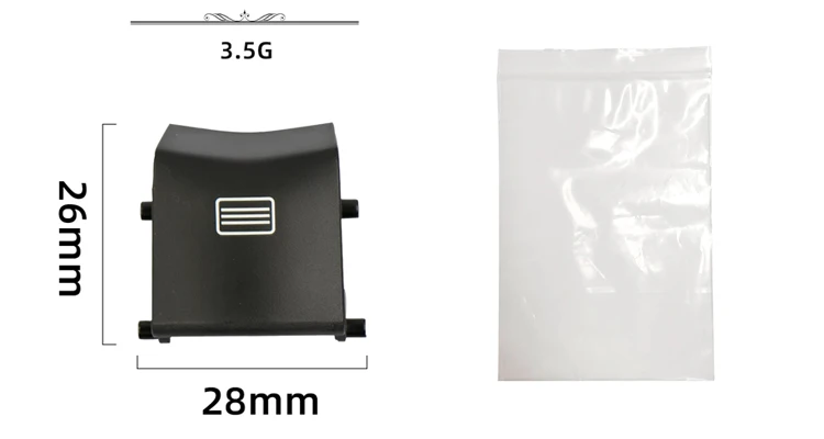 ฝาครอบปุ่มสวิตช์หน้าต่างซันรูฟรถยนต์พลาสติกสำหรับ Mercedes-benz W166 ...