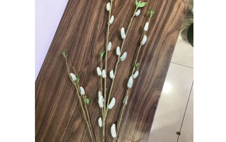 Artificial Spring Willow Bud Branch Berry Stems for Home Decoration
